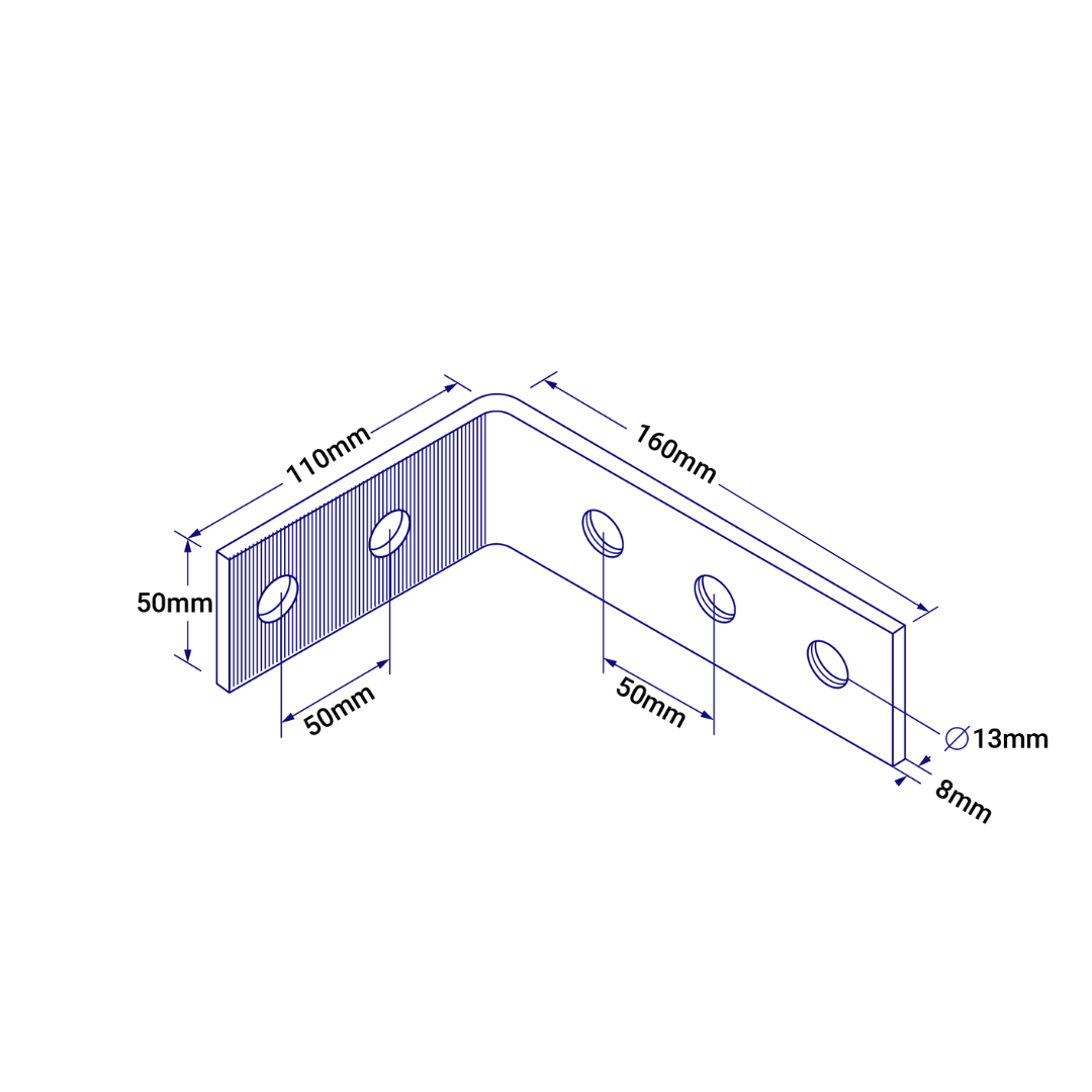 Shipping Container Framing Bracket | Domino Clamps