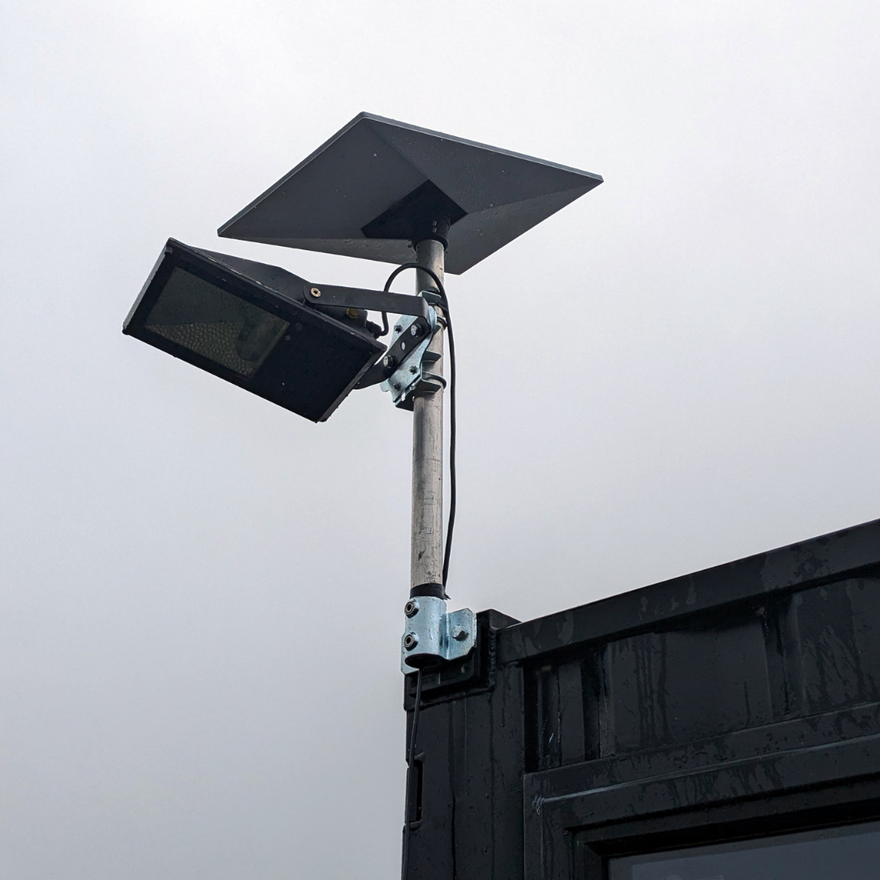 Shipping Container Utility Pole & Accessories | Domino Clamps